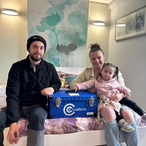 Family Donates Cuddle Cot in Loving Memory of Baby Hunter :: County ...