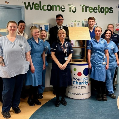 Chairman Visits Chaplains and Treetops at University Hospital of North ...