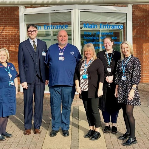 Chairman Professor Richard Scothon Visits Sedgefield Community Hospital ...