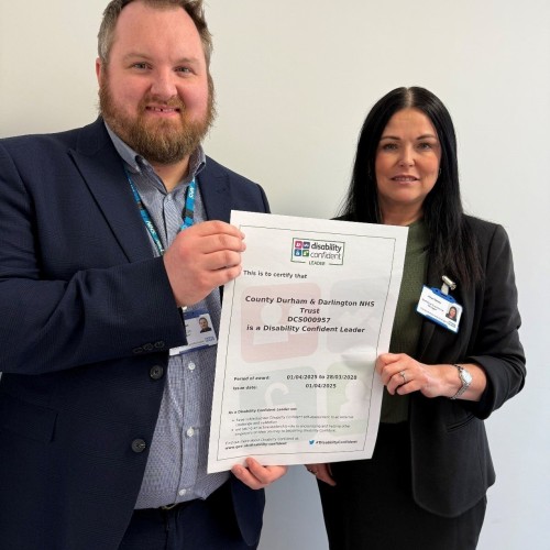CDDFT Recognised as a Disability Confident Leader :: County Durham and ...
